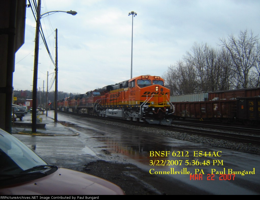 BNSF 6212 ES44AC March 22, 2007
